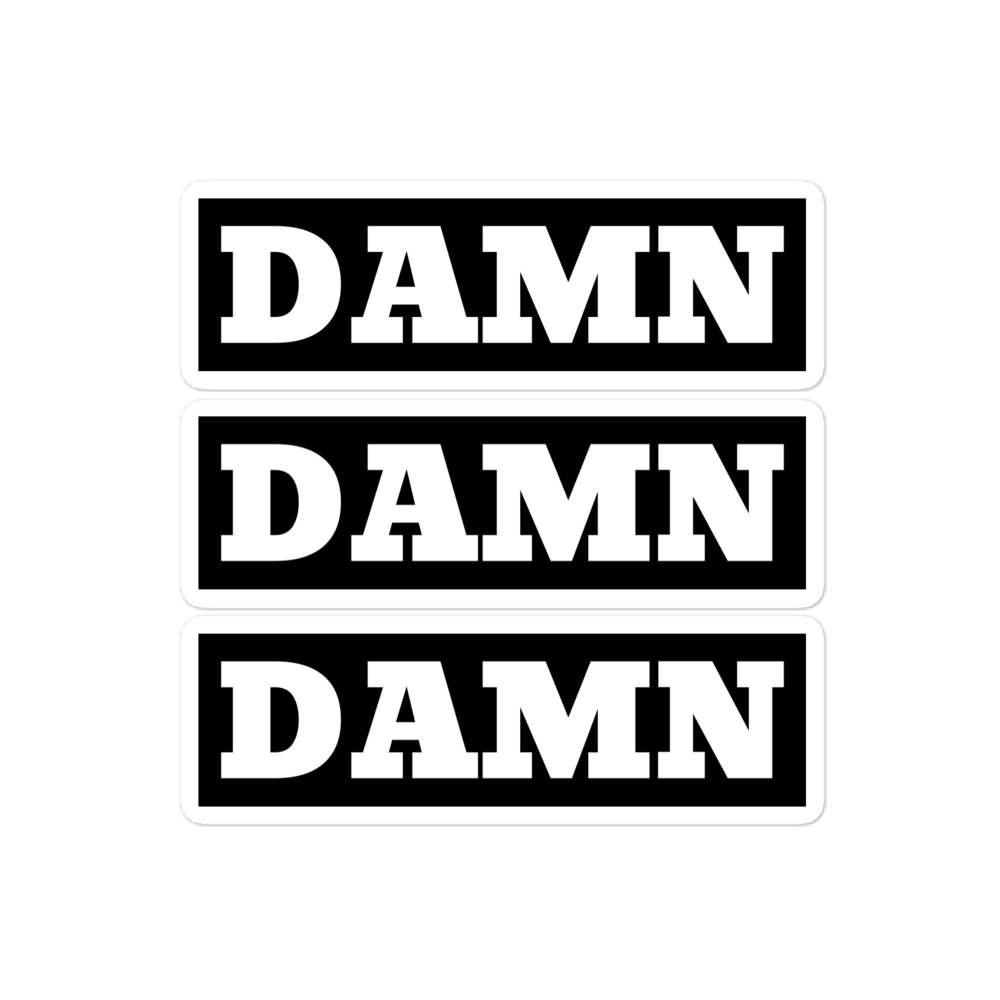 Ron Simmons DAMN Sticker Pack - PYGear.com