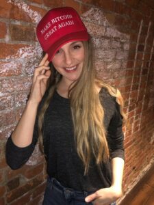 MAKE BITCOIN GREAT AGAIN red hat - PYGear.com