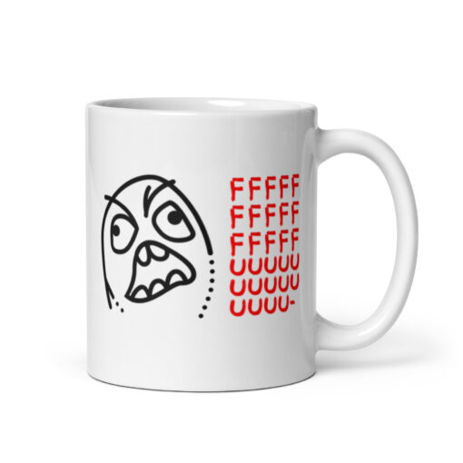 RageGuy FFFFF UUUUU meme Coffee Mug - PYGear.com