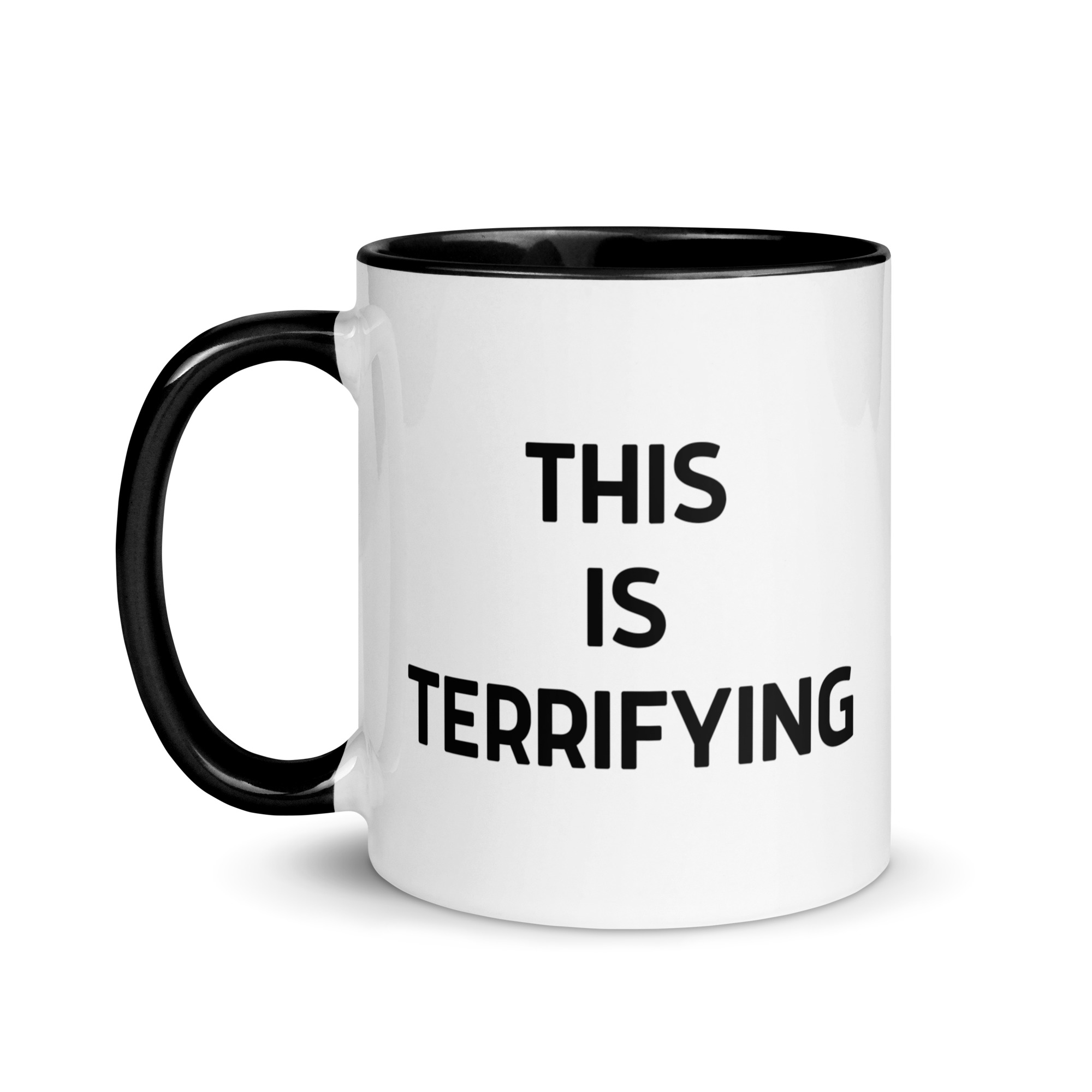 THIS IS TERRIFYING Mug with Color Inside - PYGear.com