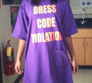 Oversized 'DRESS CODE VIOLATION' T-Shirt - PYGear.com