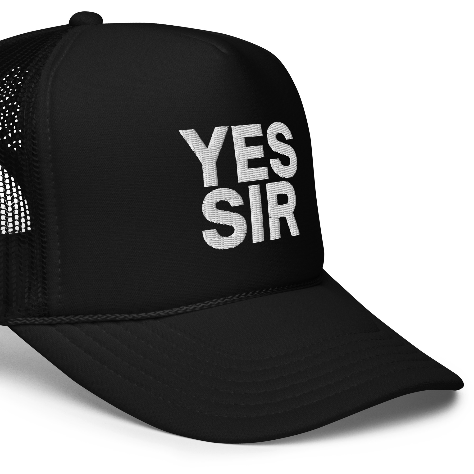 YES SIR trucker hat (Embroidered) - PYGear.com