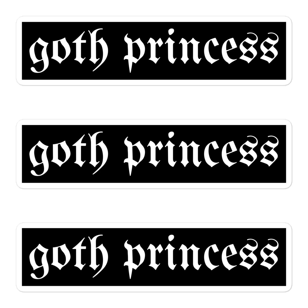 GOTH PRINCESS Sticker Pack - PYGear.com