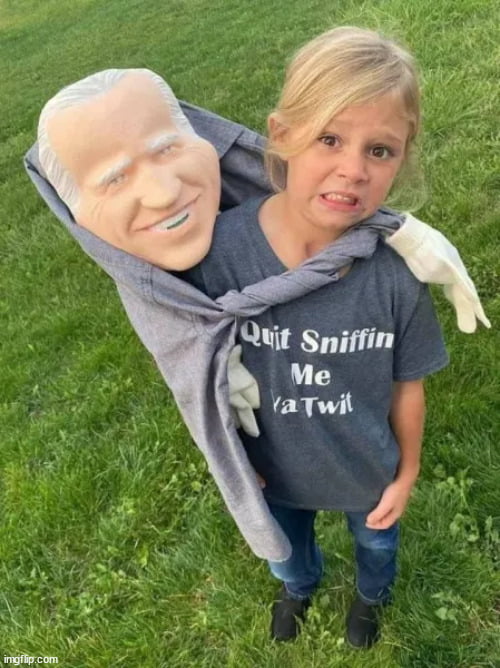 Joe Biden - Quit Sniffin Me Ya Twit Halloween costume - PYGear.com