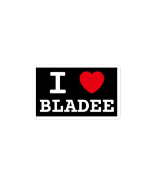 I LOVE BLADEE Black Sticker - PYGear.com