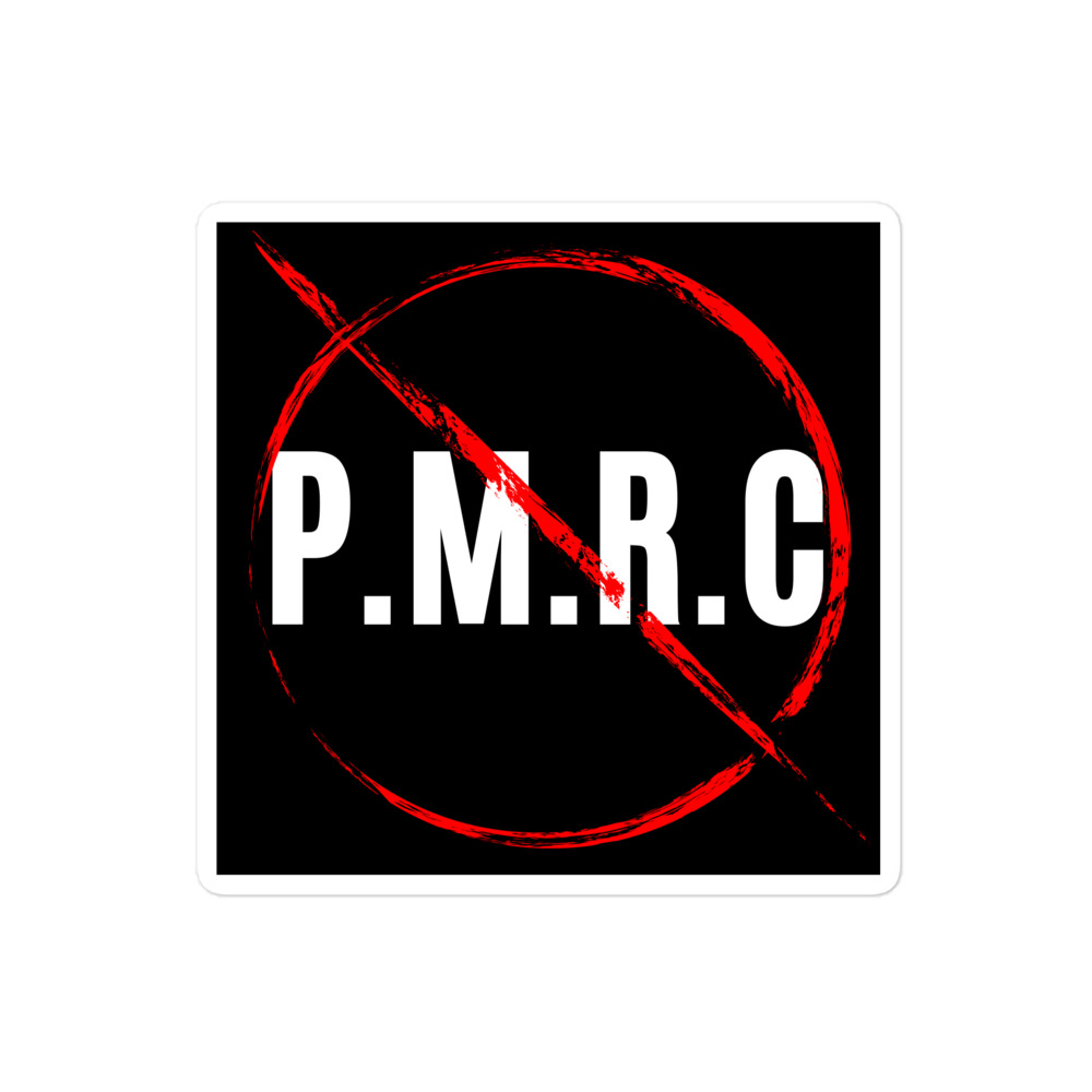 No PMRC (Parents Music Resource Center) sticker - PYGear.com