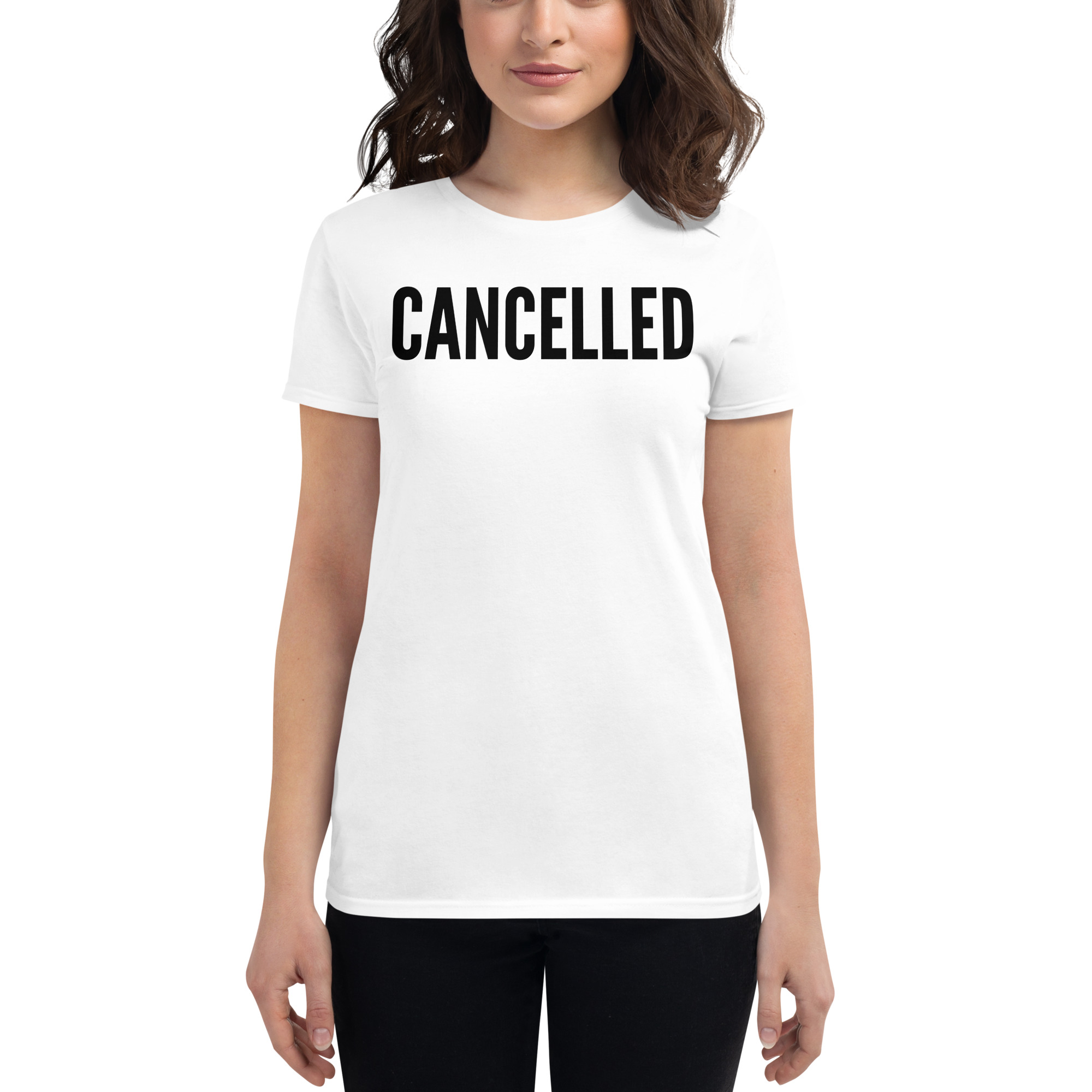 CANCELLED (in black letters) Women's t-shirt - PYGear.com