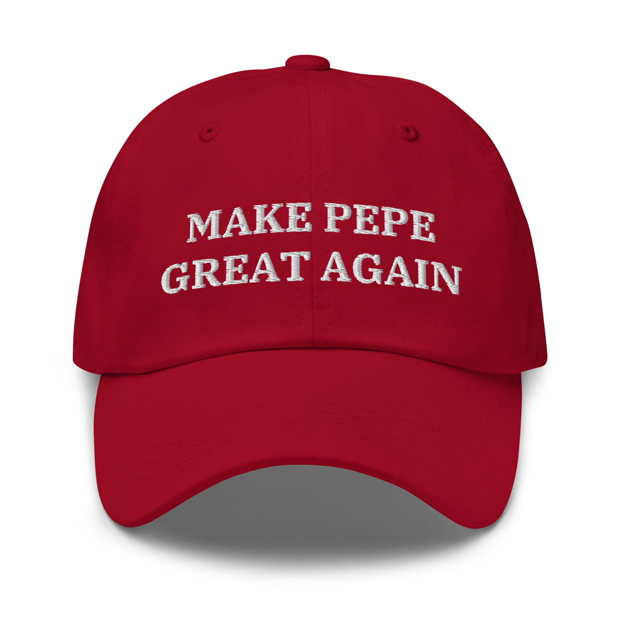 MAKE PEPE GREAT AGAIN Dad hat - PYGear.com