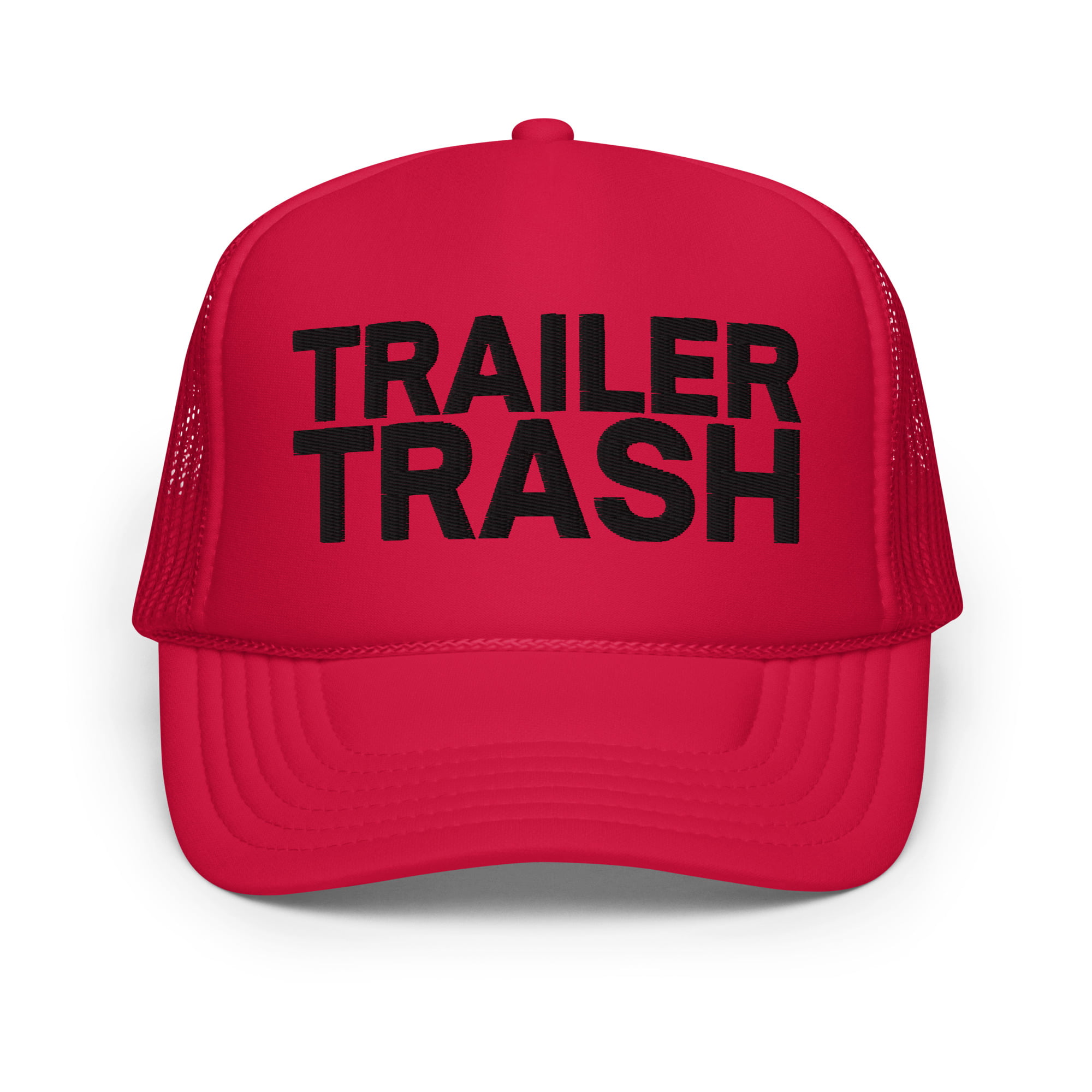TRAILER TRASH (in black letters) Trucker Hat - PYGear.com