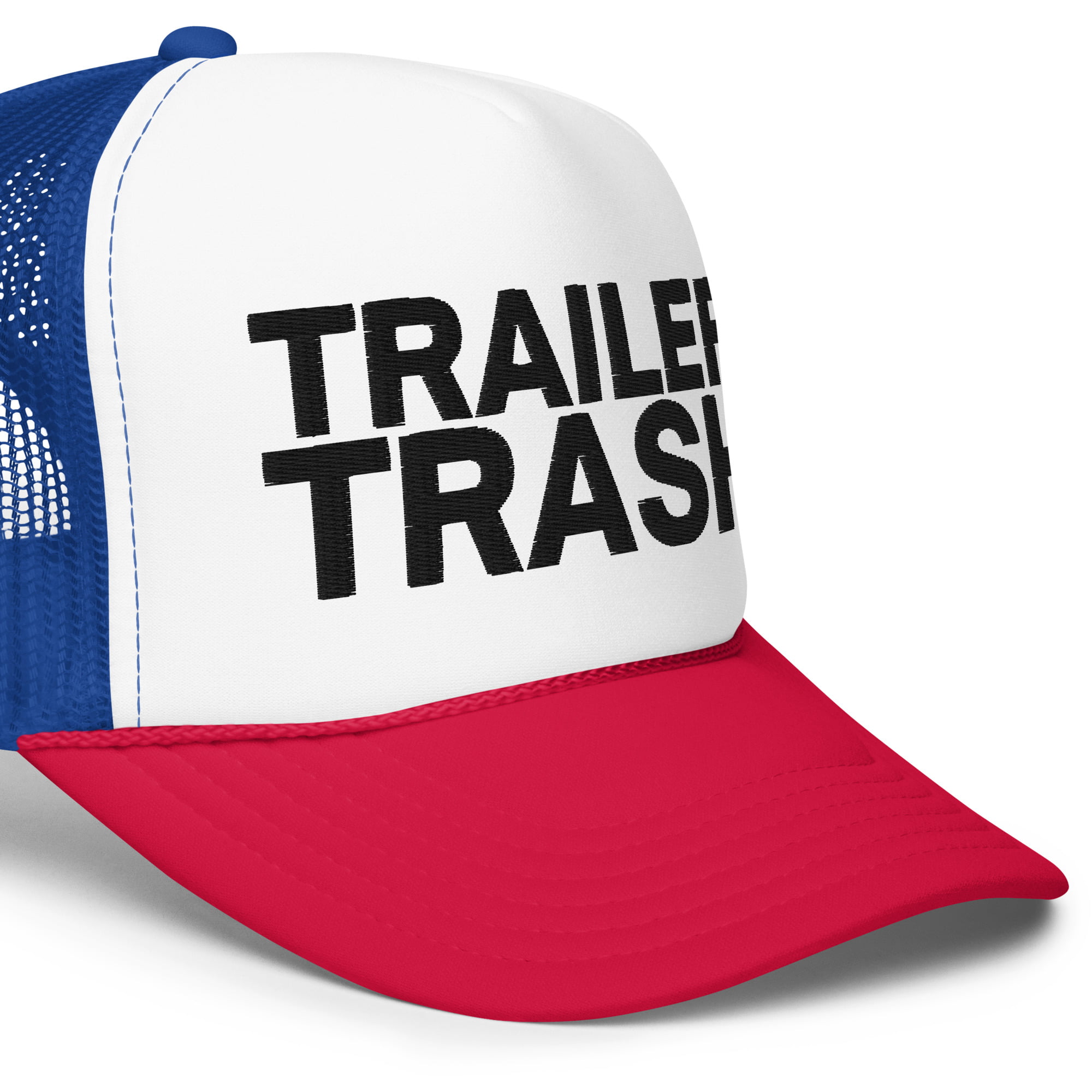 TRAILER TRASH (in black letters) Trucker Hat - PYGear.com