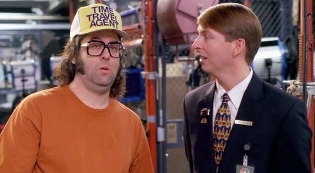 Frank TIME TRAVEL AGENT Trucker Hat - 30 Rock - PYGear.com