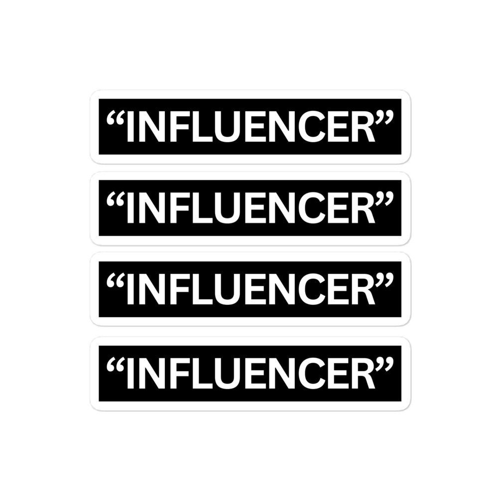 “INFLUENCER” Sticker Pack - PYGear.com
