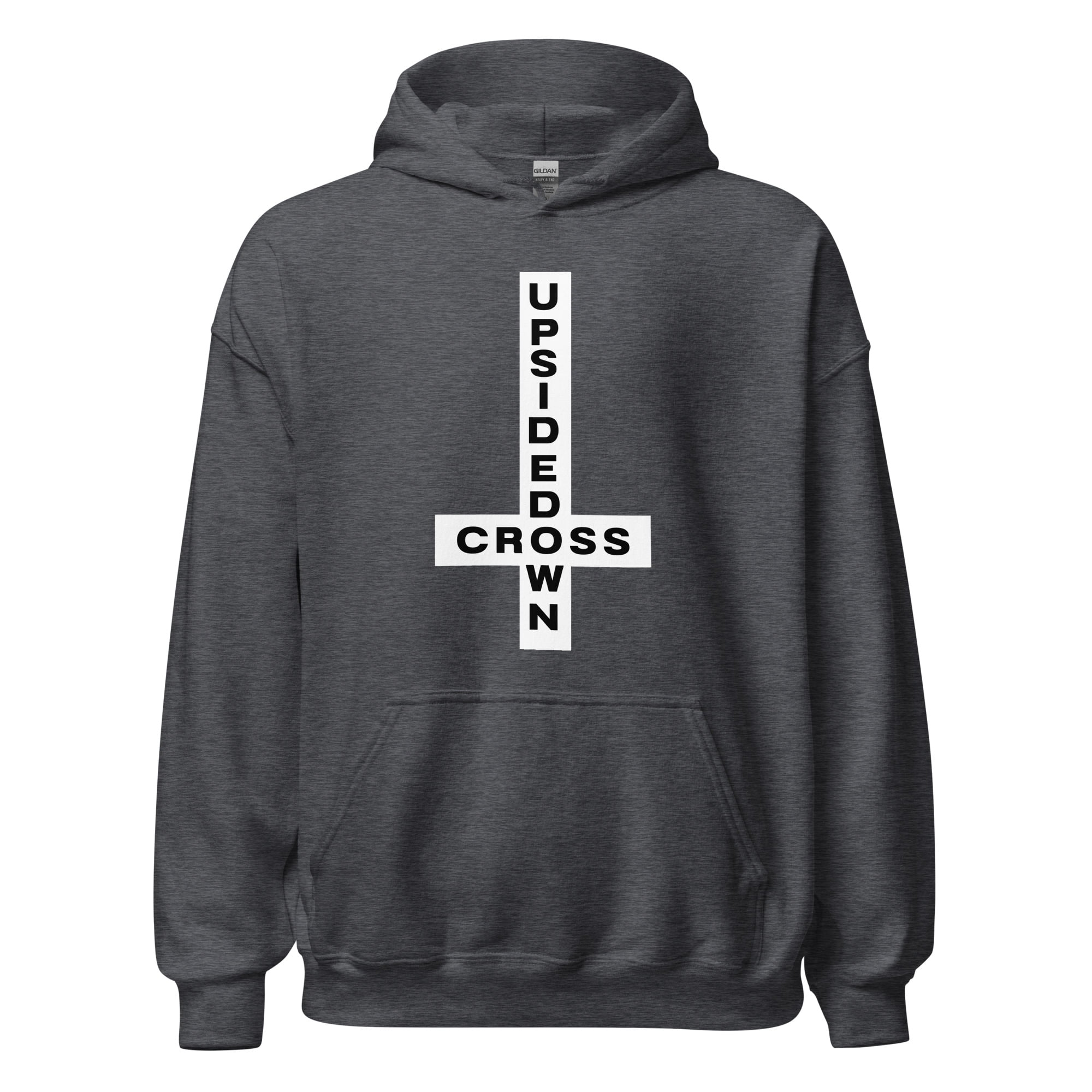 Upsidedown Cross Hoodie | Adolf Satan (Seth Putnam) - PYGear.com
