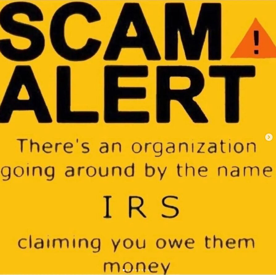 SCAM ALERT IRS ⚠️ - PYGear.com