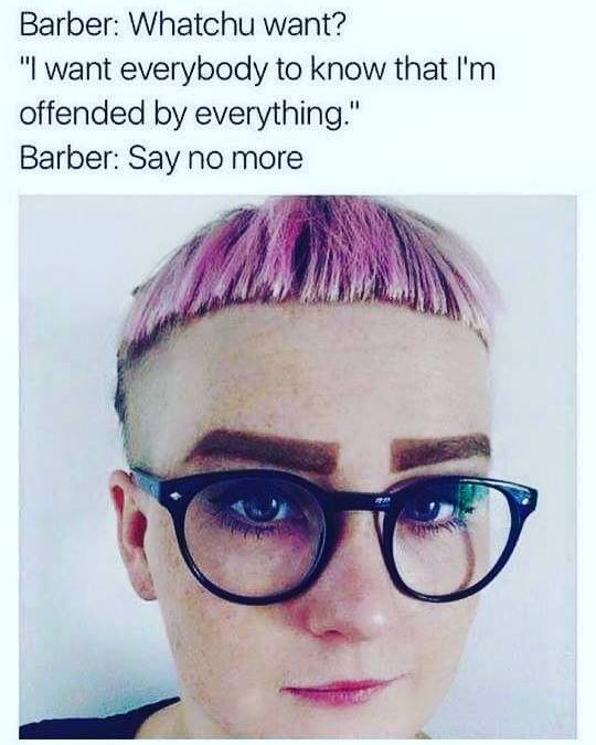 Offended By Everything Haircut - PYGear.com