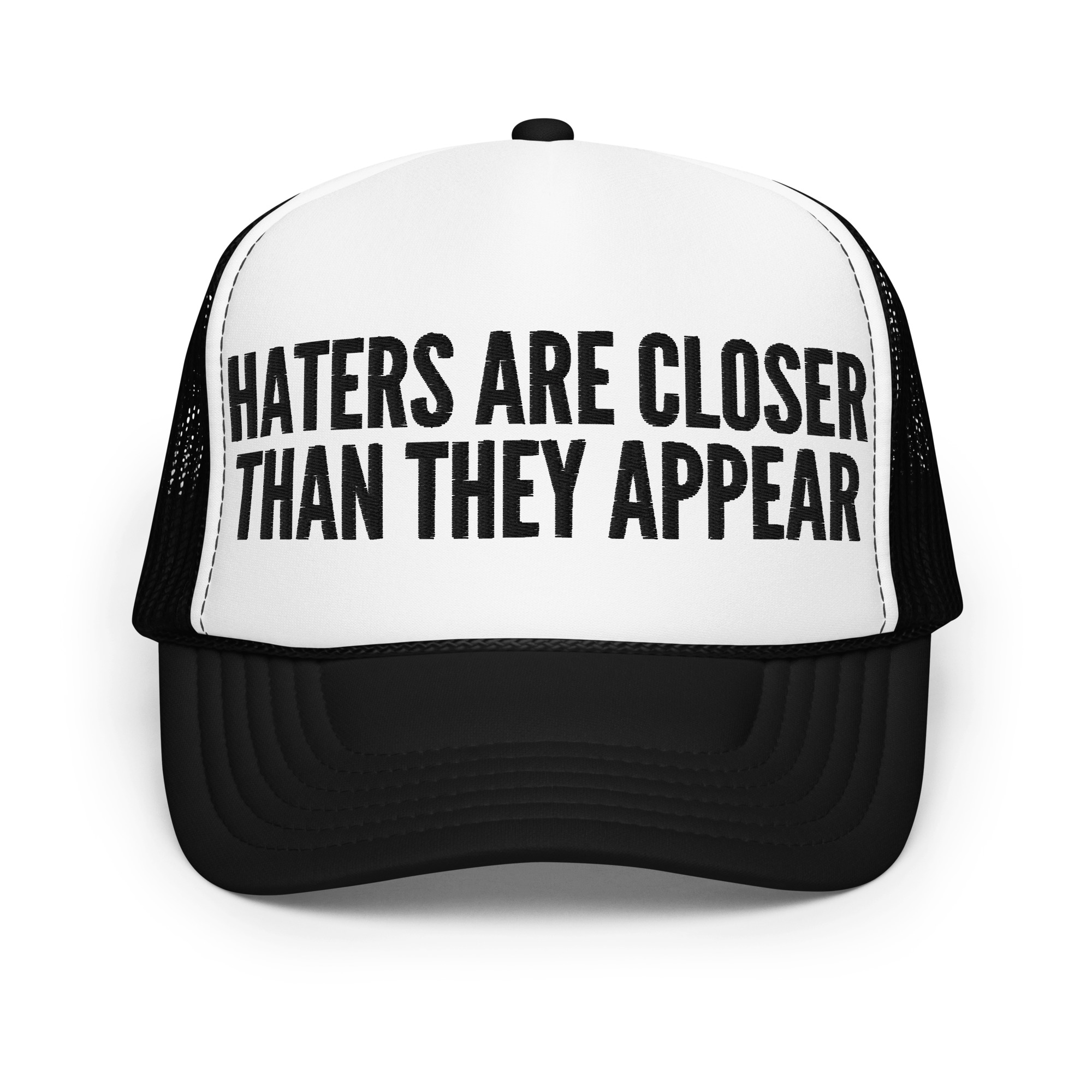 Haters Are Closer Than They Appear trucker hat - PYGear.com