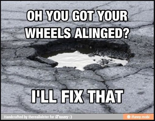 Broken Road, misaligned wheels, and street golf - PYGear.com
