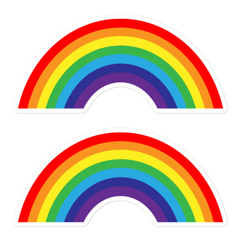Rainbow Arc Sticker Pack - PYGear.com