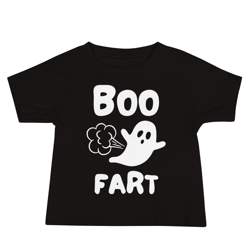 BOO FART | Funny Farting Ghost Baby T-Shirt - PYGear.com