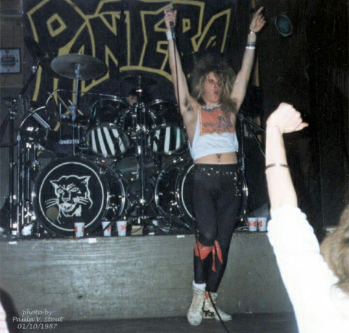 Phil Anselmo during Pantera glam metal era - PYGear.com