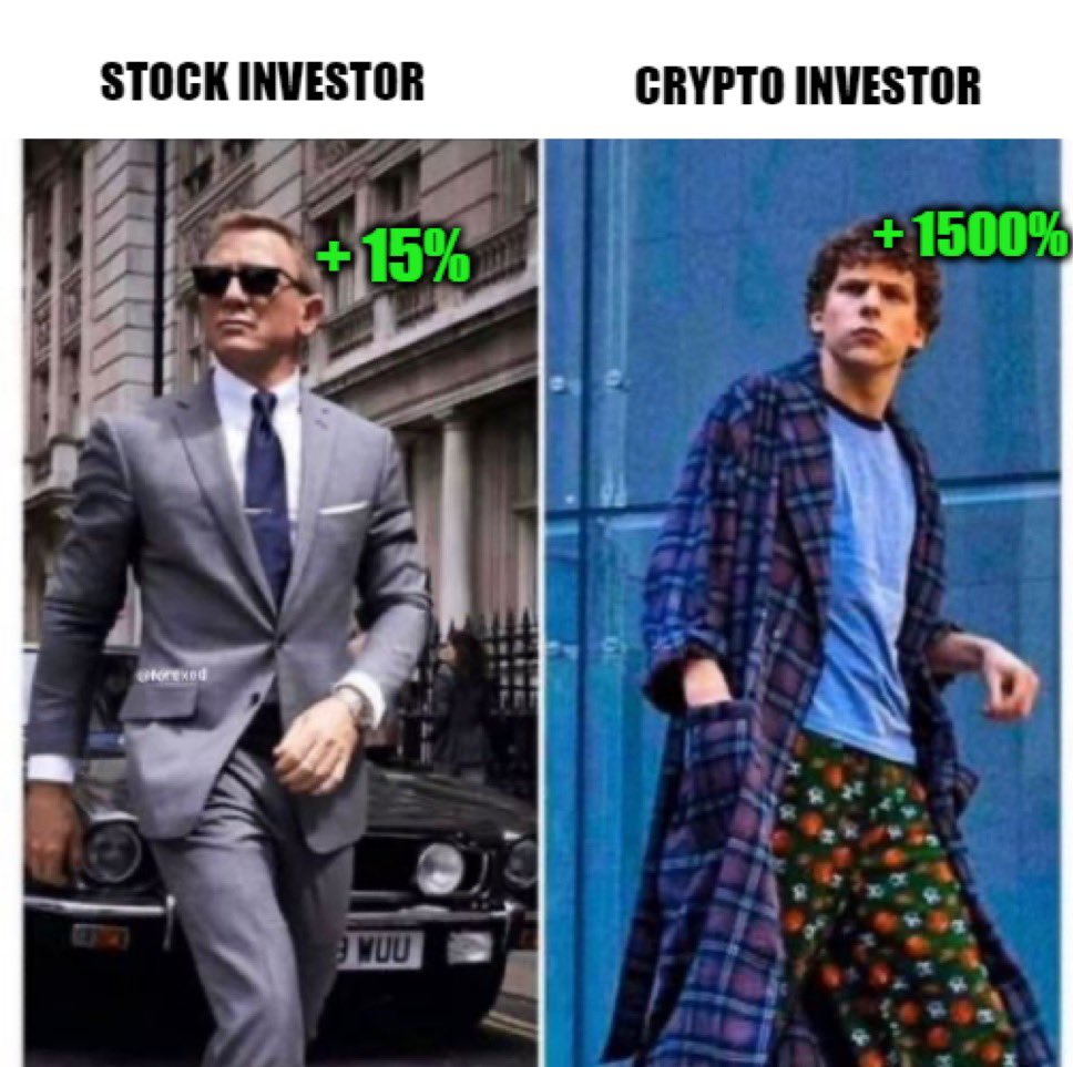 STOCK INVESTOR vs CRYPTO INVESTOR - PYGear.com