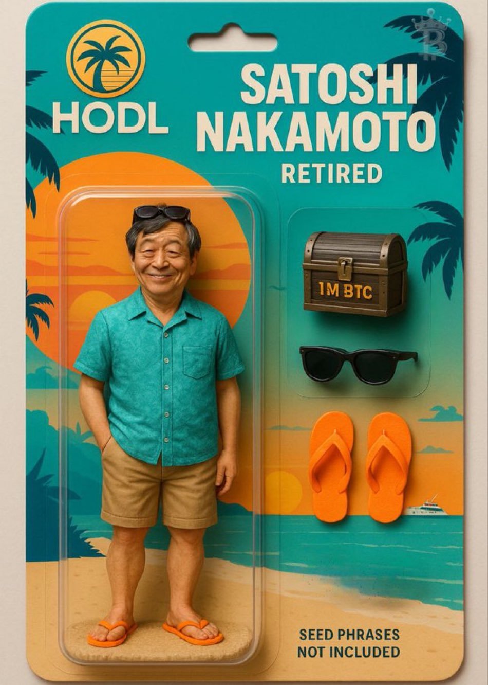 Satoshi Nakamoto action figure - PYGear.com
